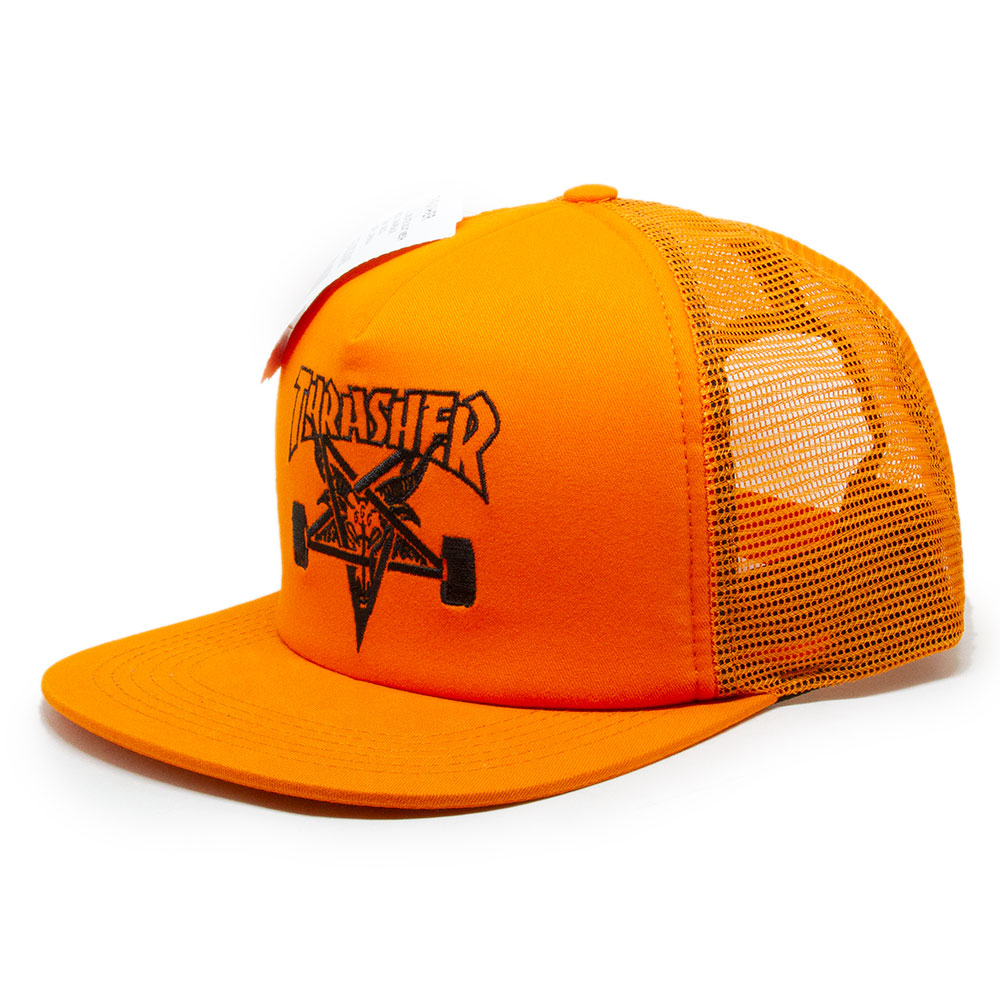 Snapback Hat Thrasher X Antihero Cap Mesh Snapback Trucker Banner Black ...